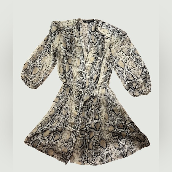 Zara | Dresses | Snake Skin Zara Dress Workdress Minidress | Poshmark